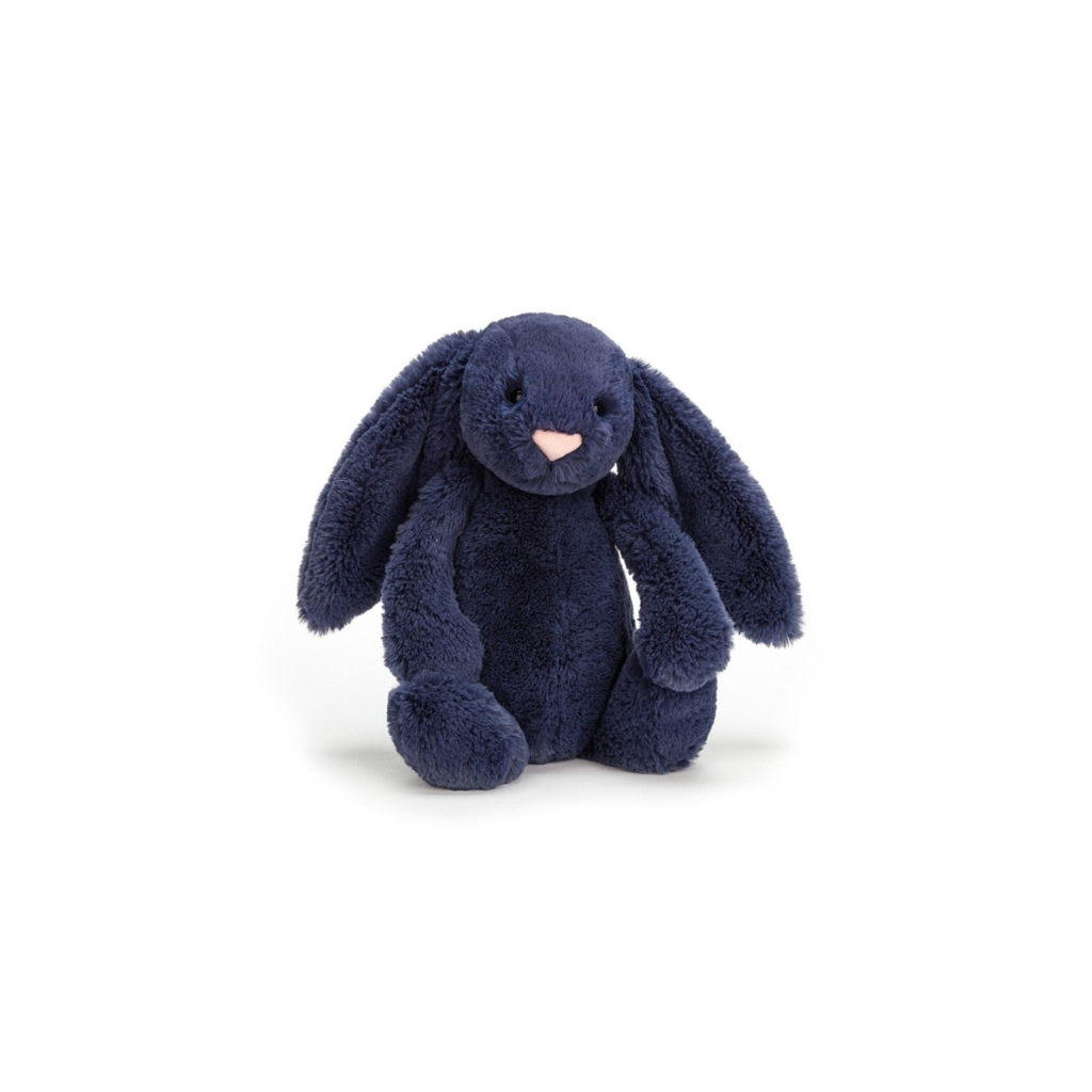 Jellycat Bashful Navy Bunny (Small) | motherswork Singapore – Motherswork