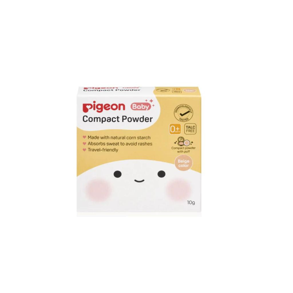 Pigeon Baby Compact Powder With Puff | motherswork Singapore – Motherswork