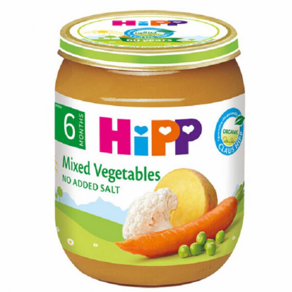 HiPP Organic Mixed Vegetables 125g | motherswork Singapore – Motherswork