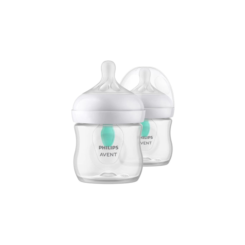 Philips Avent Natural Response Baby Bottle with Airfree Vent Twin 125ml ...